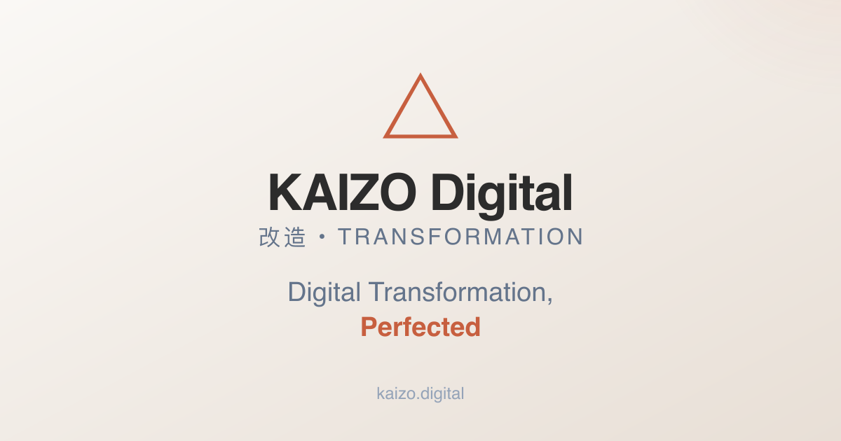 KAIZO Digital - Premium Web Development & Digital Transformation Agency